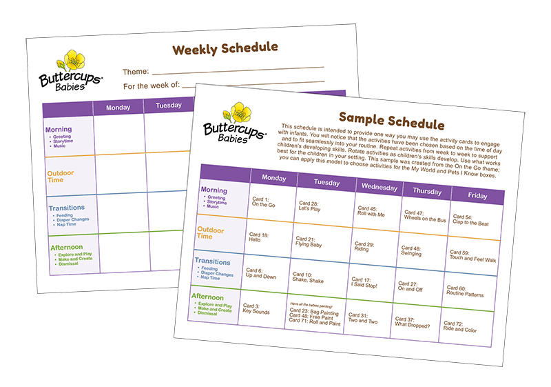 Buttercups Babies Resources