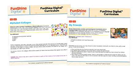 FunShine Digital Lesson Plans